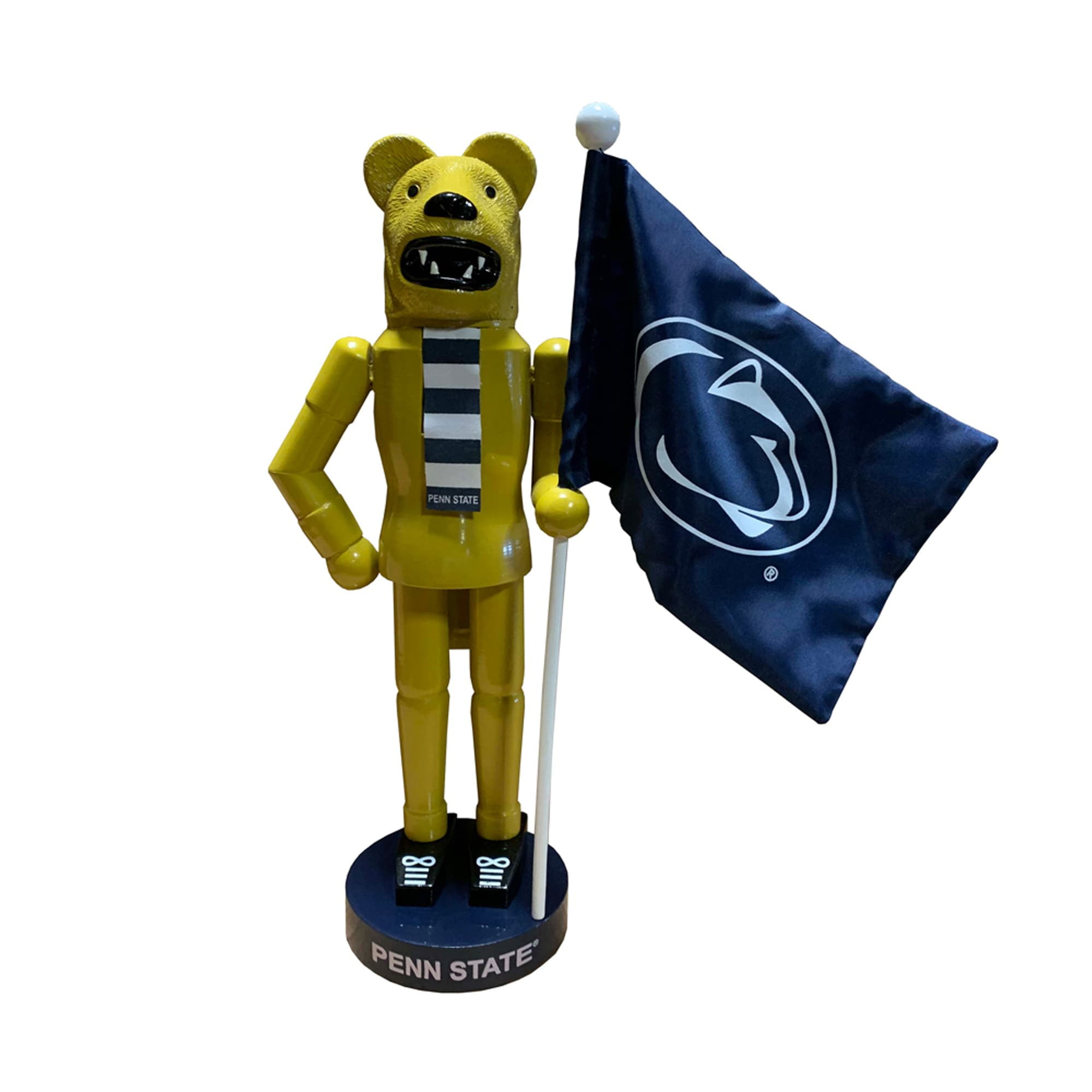 Penn State Nittany Lions 12'' Mascot Flag Figurine - Walmart.com