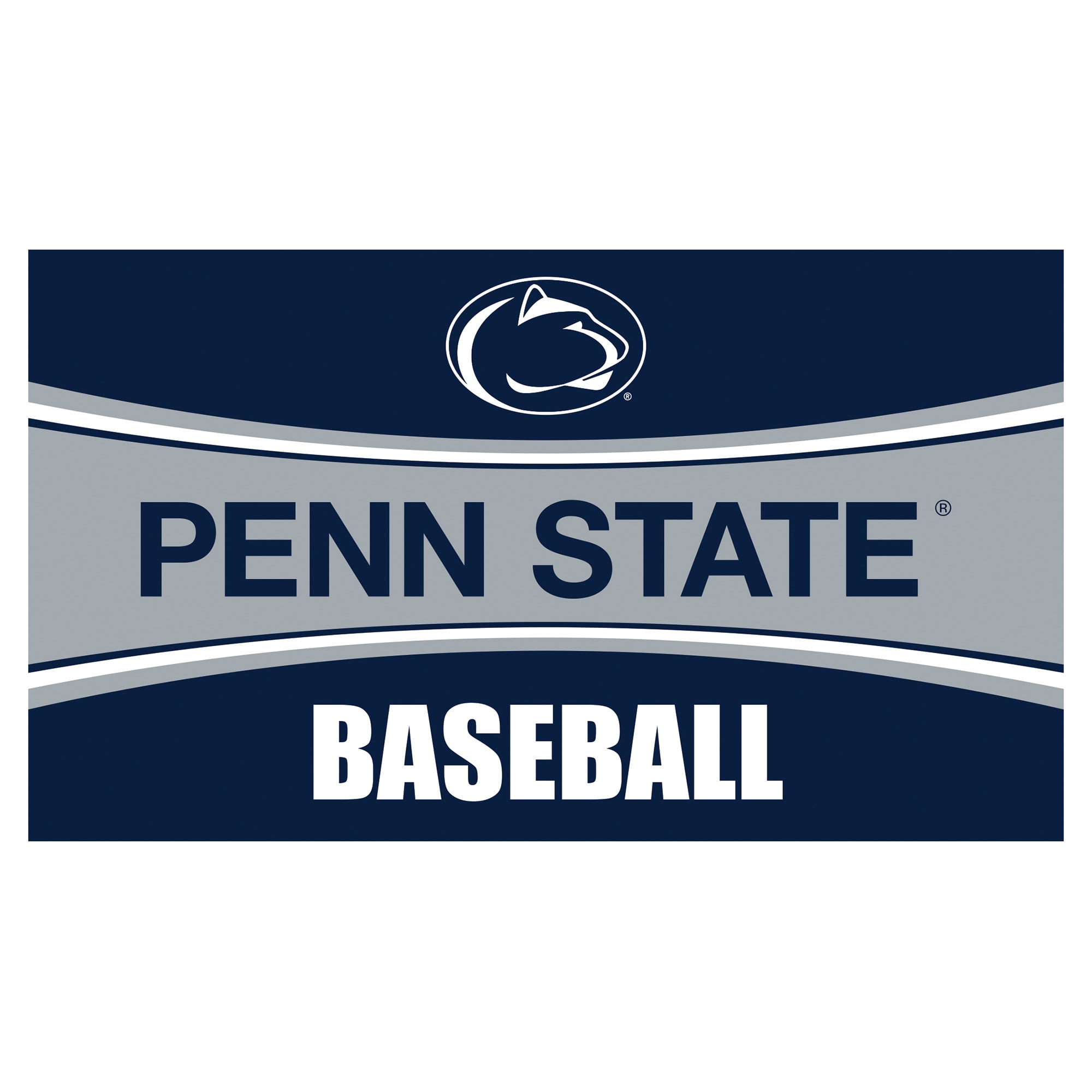 Penn State Nittany Lions 28" x 16" Baseball Trapper Door Mat - Walmart.com
