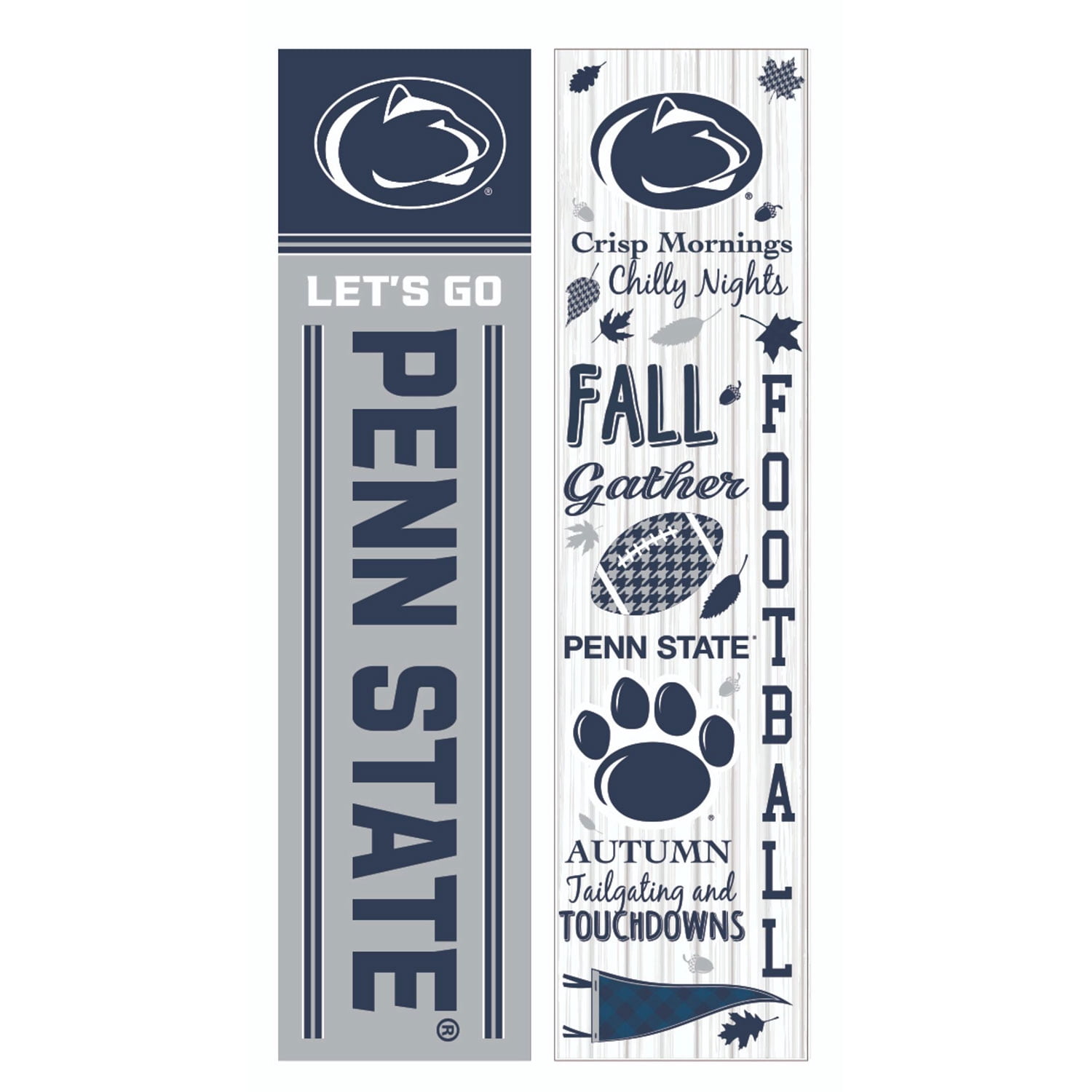Penn State Nittany Lions 47" Double Sided Fall Leaner Fan Sign ...