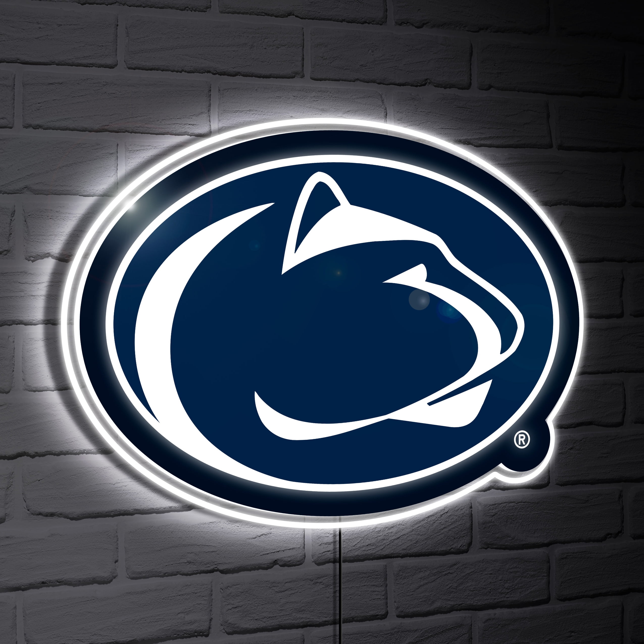 Penn State Nittany Lions LED Team Logo Shaped Lighted Wall Sign ...