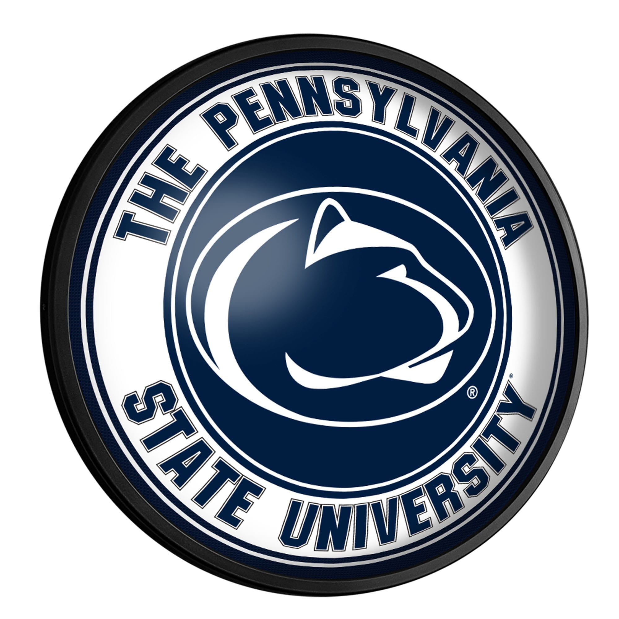 Penn State Nittany Lions Logo 18'' Round Slimline Illuminated Wall Sign ...
