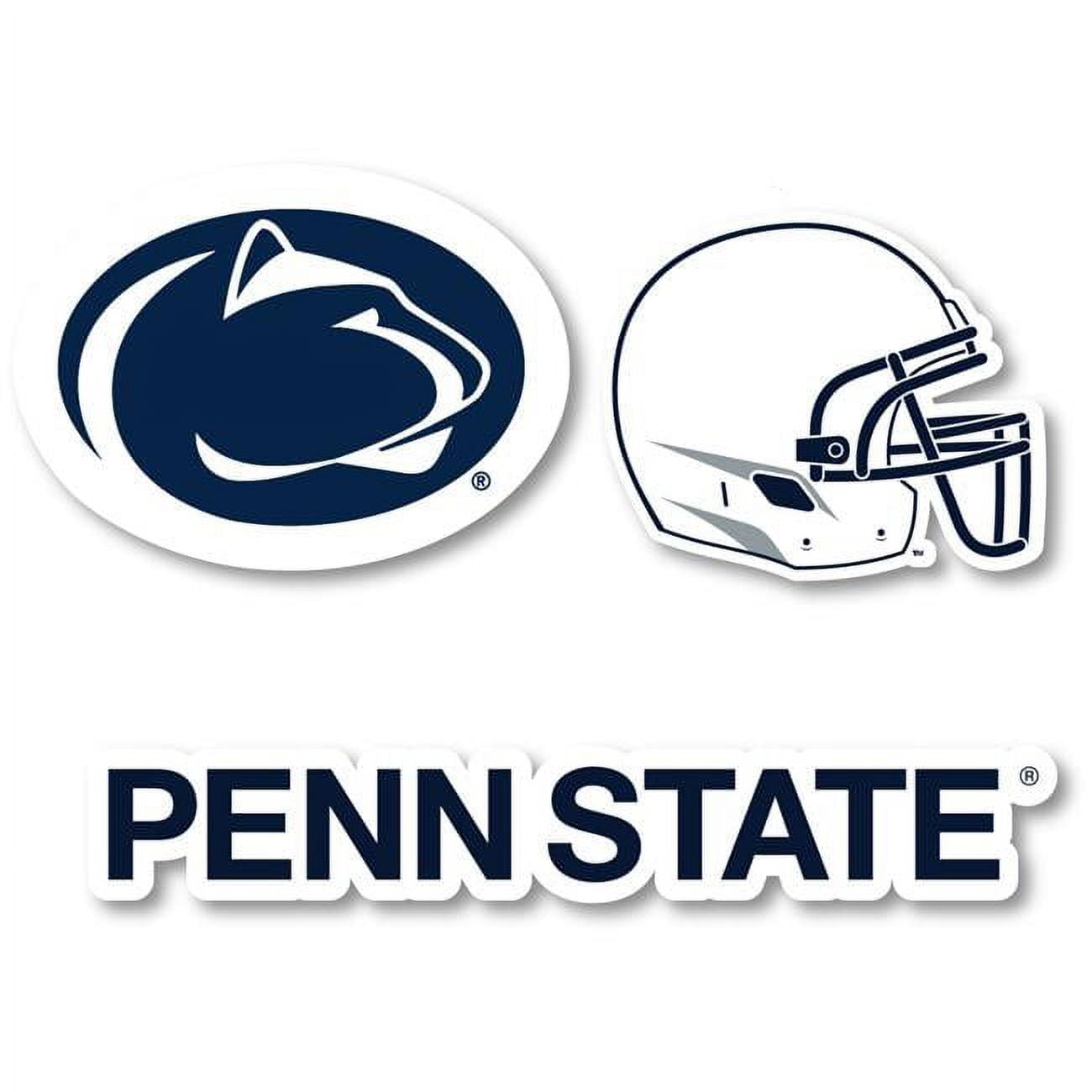 Penn State Nittany Lions Vinyl Decal Sticker, 4 in. - Pack of 3 ...