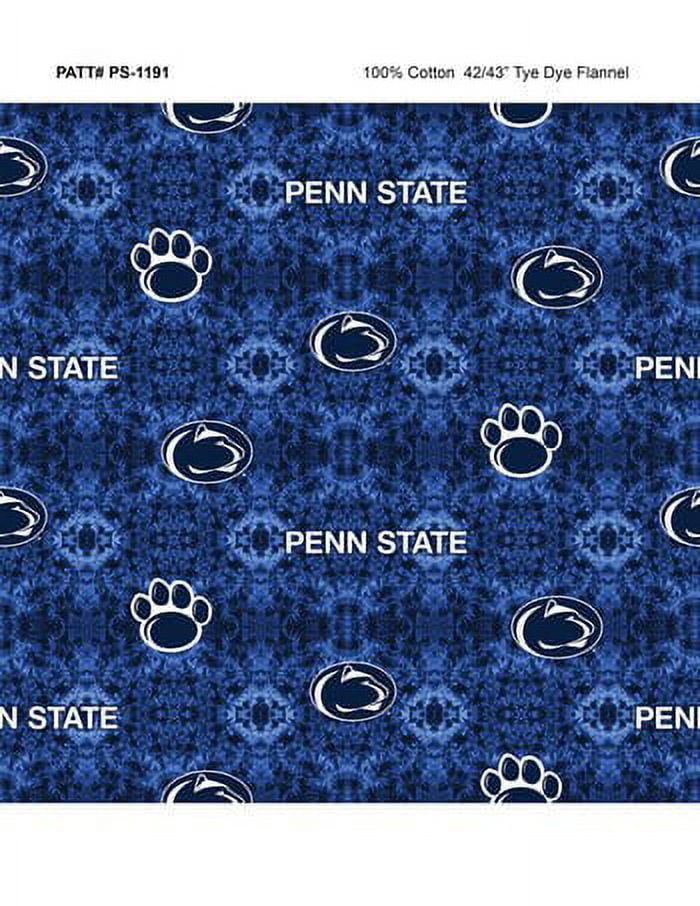 Penn State Tye Dye Flannel Fabric-Sold by the Yard - Walmart.com