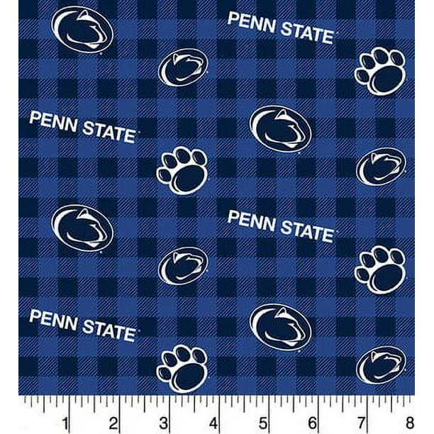 Penn State University Cotton Fabric-Sold by the Yard-Buffalo Plaid ...