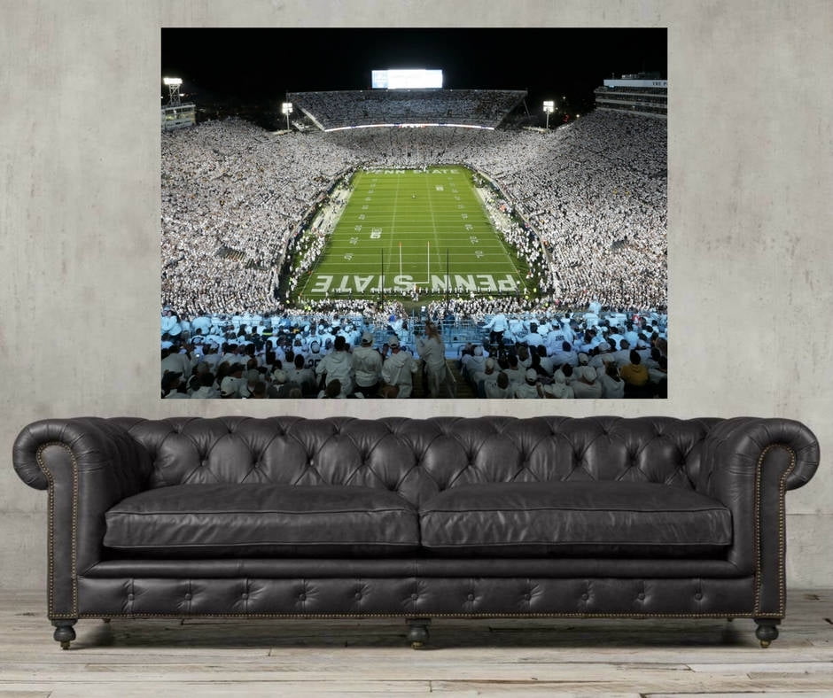Penn State University Football Beaver Stadium Framed wall art - Walmart.com