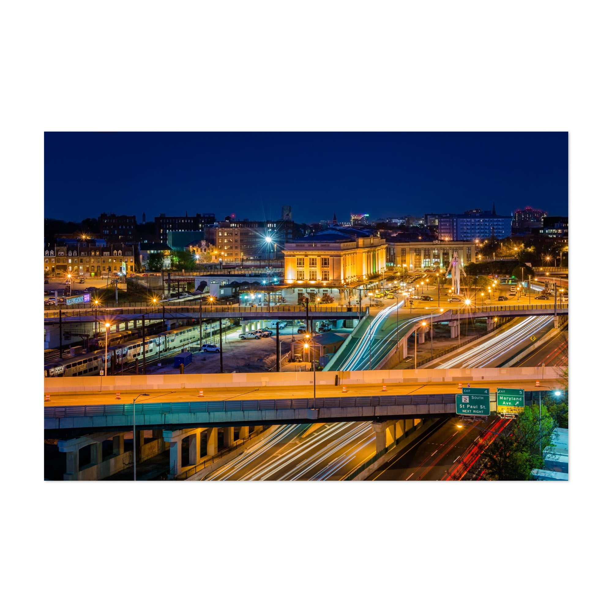 Penn Station & The JFX - Baltimore Maryland Photography Cityscape ...