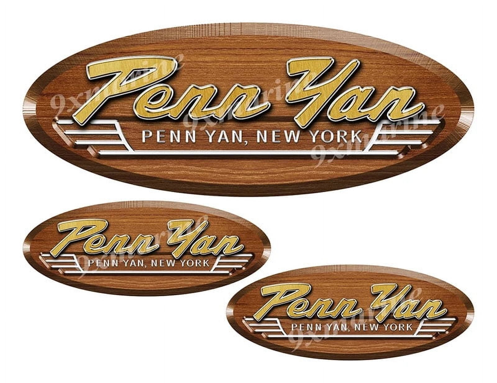 Penn Yan Wood Grain Boat Restoration Sticker set - Walmart.com