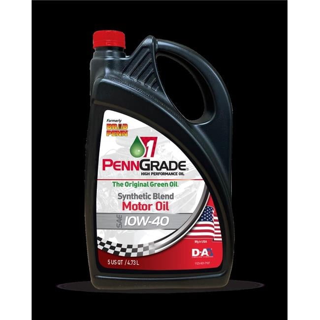 PennGrade BPO71440 5 qt. 10W-40W SAE Synthetic Blend High Performance ...