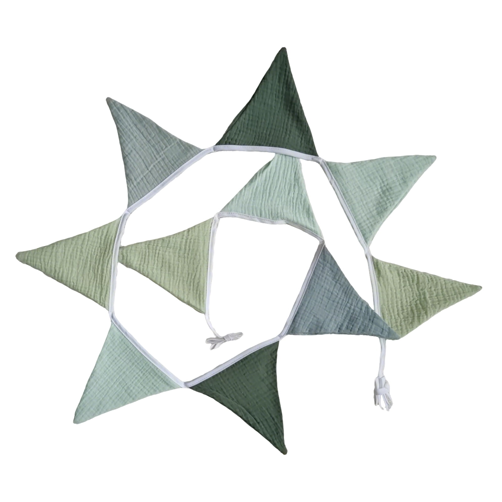 Pennant Banner Bunting Flags Nursery Garland Fabric Banner Triangle ...