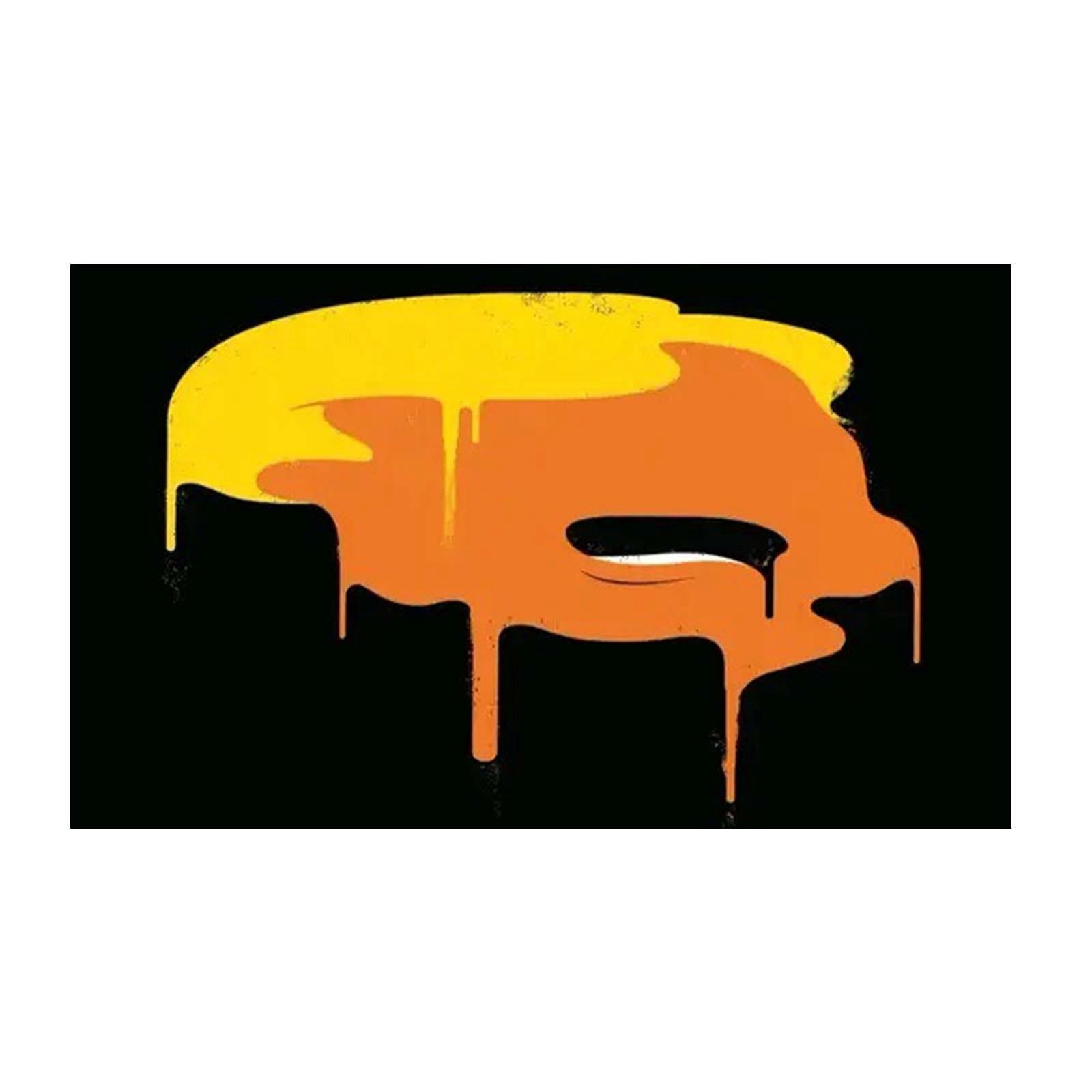 Pennant Holder Frame US Presidential Election Flag Background Fabric ...