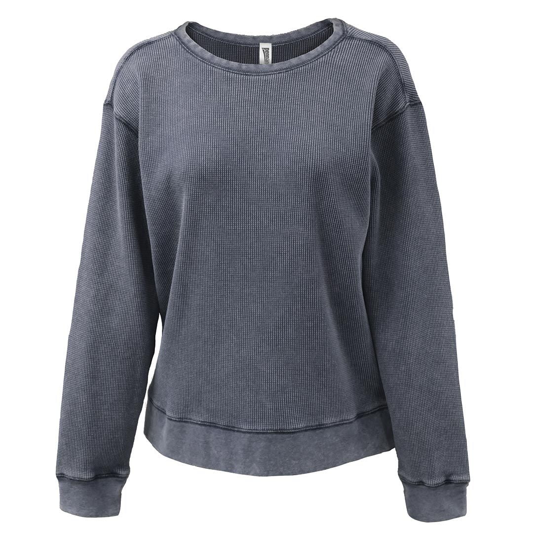 Pennant Women's Mini Waffle Crew - Walmart.com