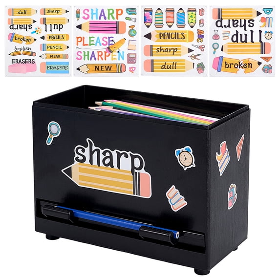 Penncil Dispenser for Classroom Plastic Straw Dispenser for Counter ...