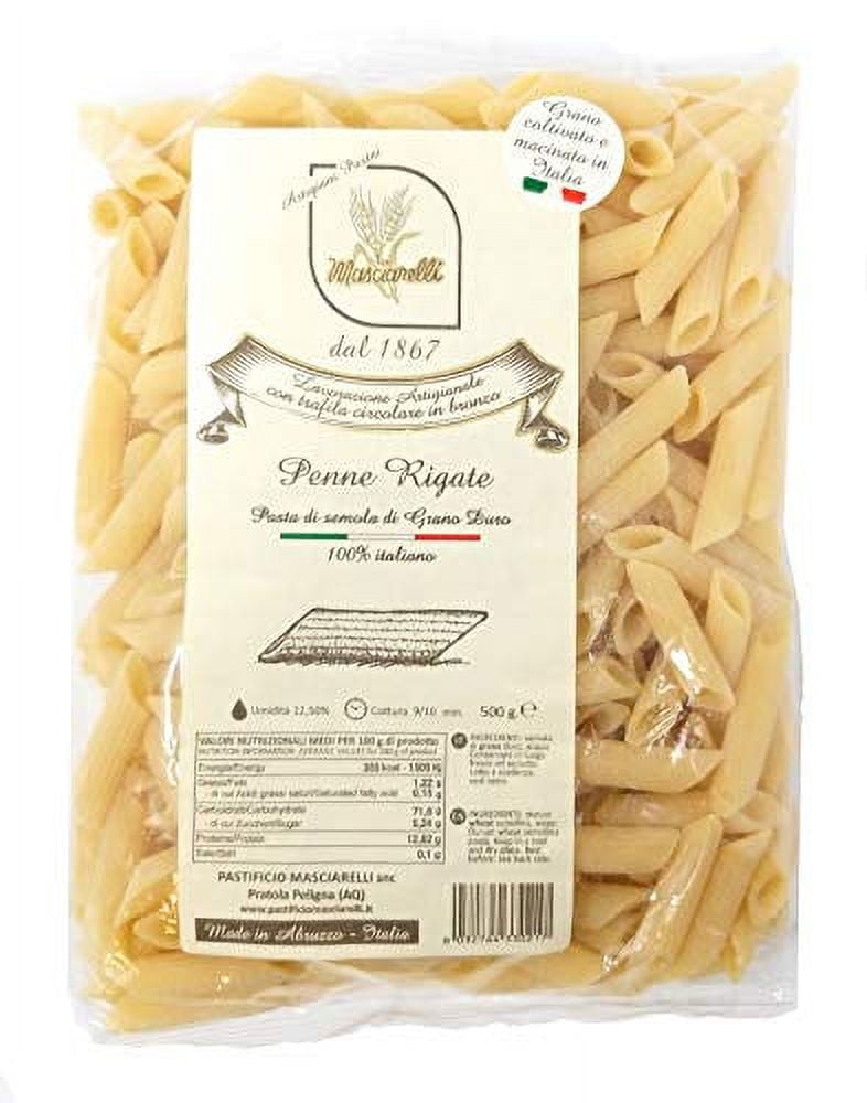 Penne Rigate 5 Pack - Imported artisan Italian Pasta from Abruzzo Italy ...