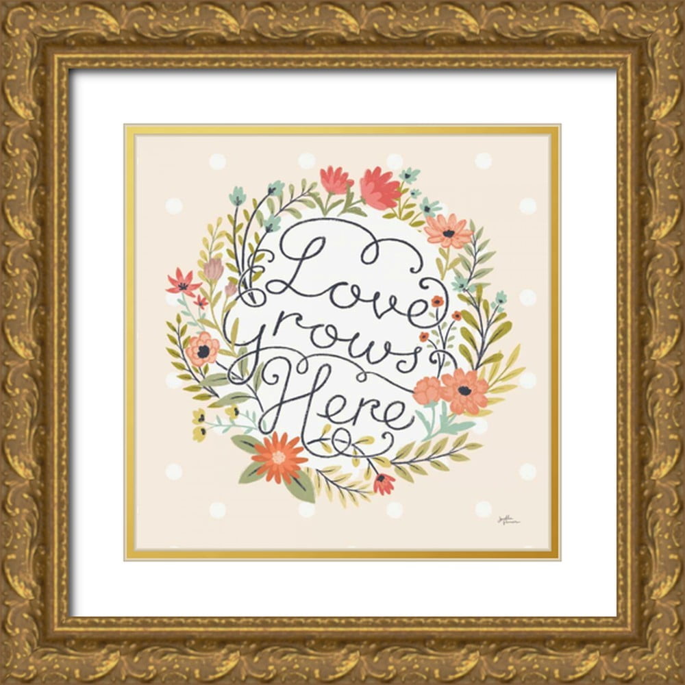 Penner, Janelle 12x12 Gold Ornate Wood Framed with Double Matting ...