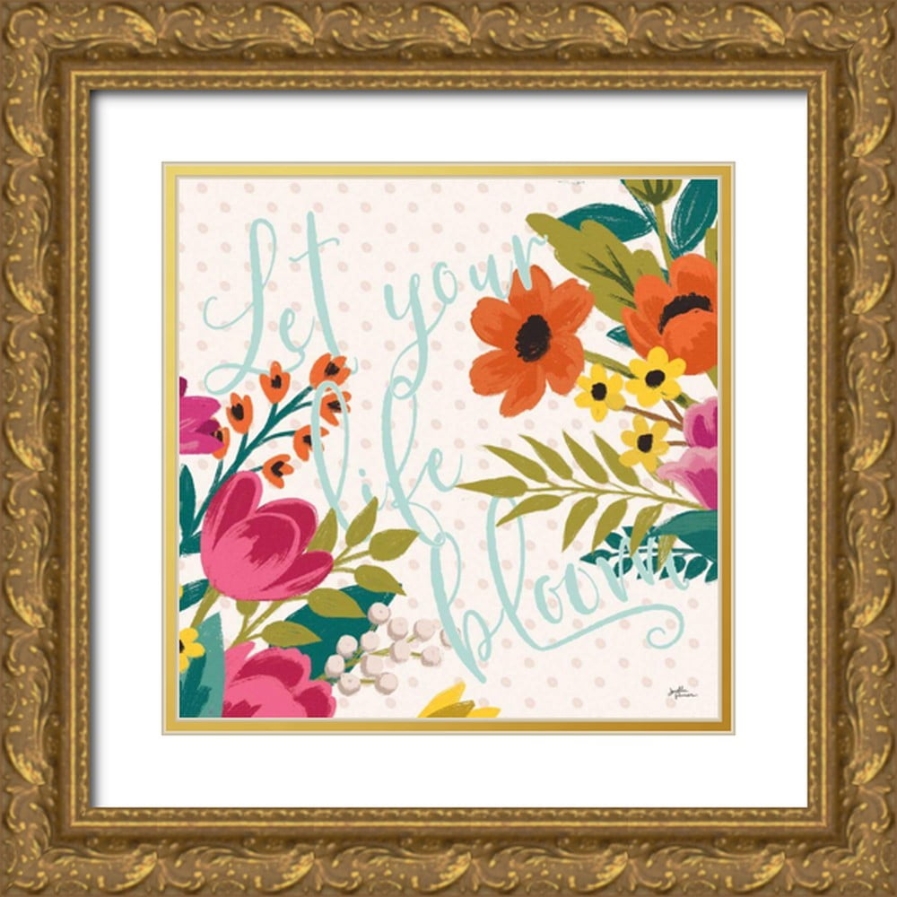 Penner, Janelle 12x12 Gold Ornate Wood Framed with Double Matting ...