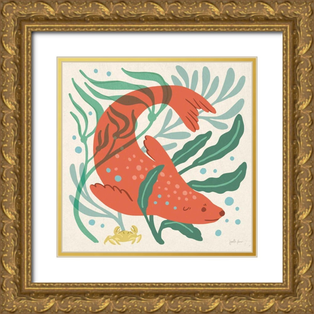 Penner, Janelle 12x12 Gold Ornate Wood Framed with Double Matting ...