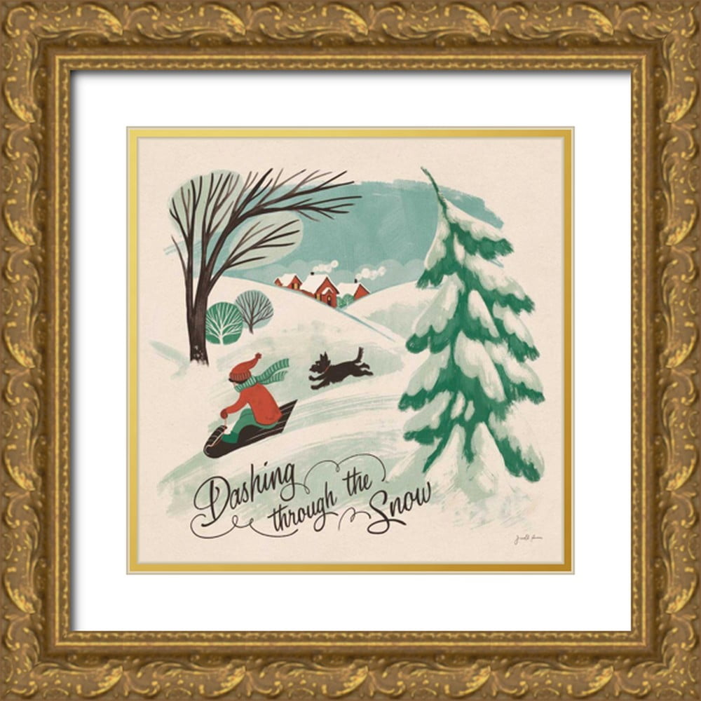 Penner, Janelle 12x12 Gold Ornate Wood Framed with Double Matting ...