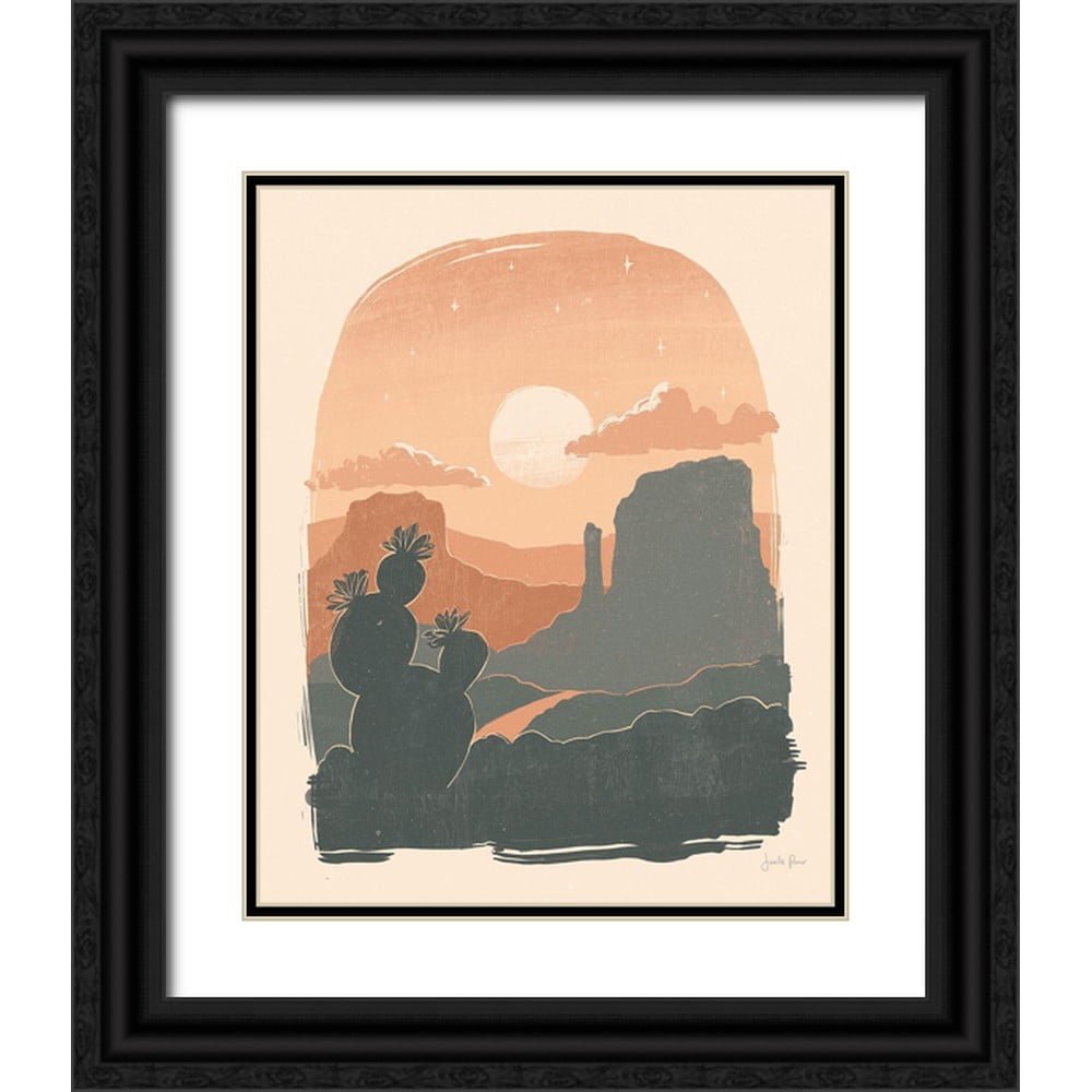 Penner, Janelle 12x14 Black Ornate Wood Framed with Double Matting ...