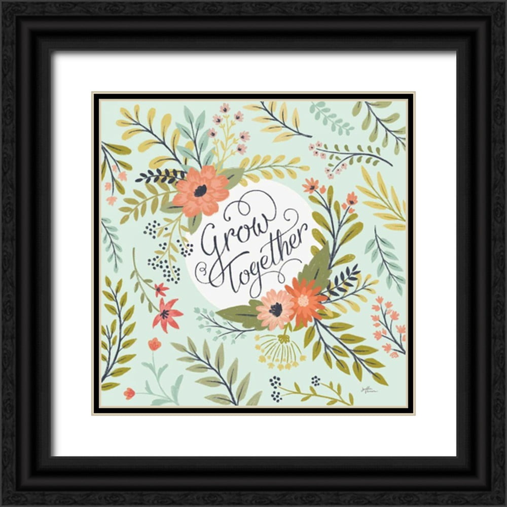 Penner, Janelle 15x15 Black Ornate Wood Framed with Double Matting ...