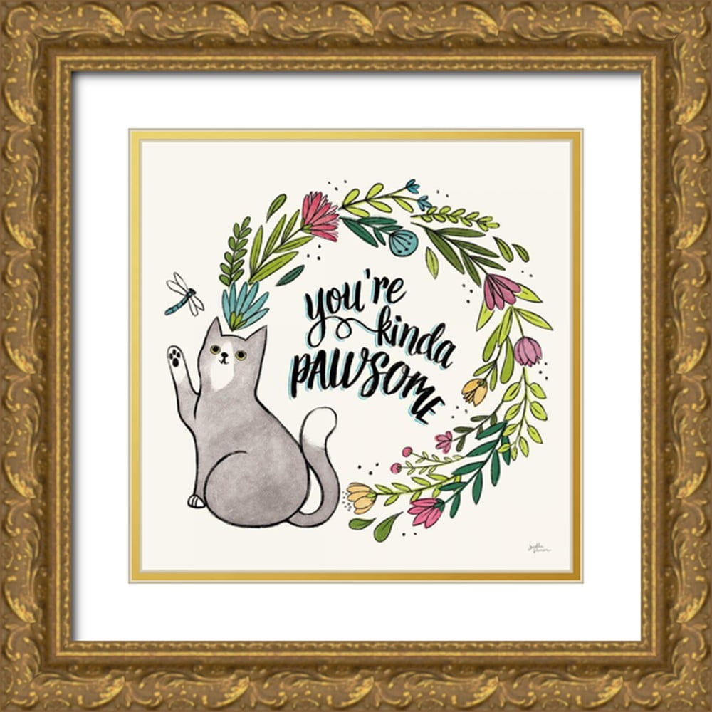 Penner, Janelle 15x15 Gold Ornate Wood Framed with Double Matting ...