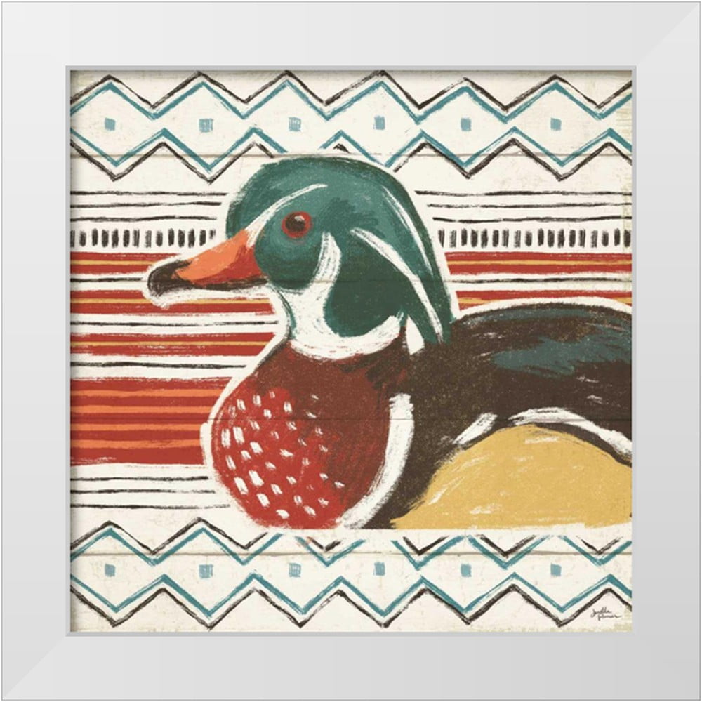 Penner, Janelle 15x15 White Modern Wood Framed Museum Art Print Titled ...