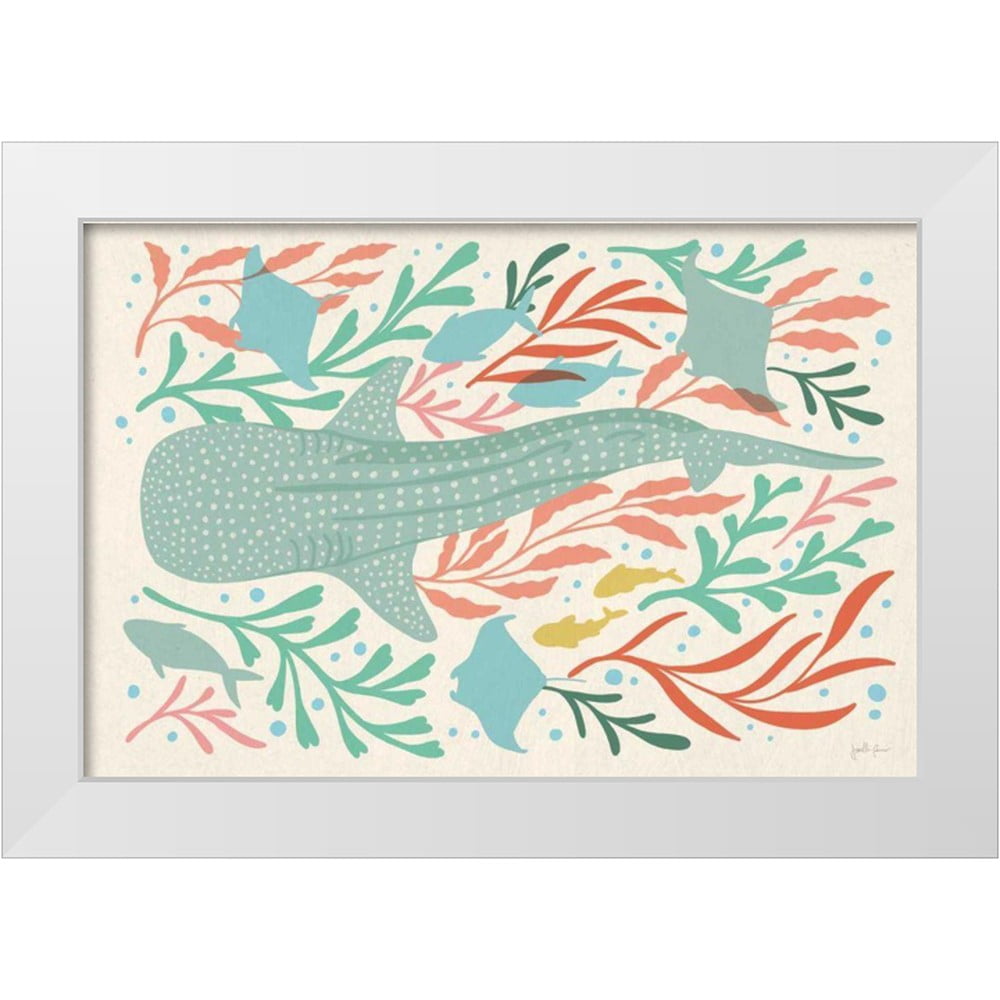Penner, Janelle 24x17 White Modern Wood Framed Museum Art Print Titled ...