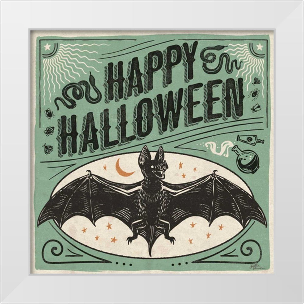 Penner, Janelle 26x26 White Modern Wood Framed Museum Art Print Titled - Scaredy Cats IV ...