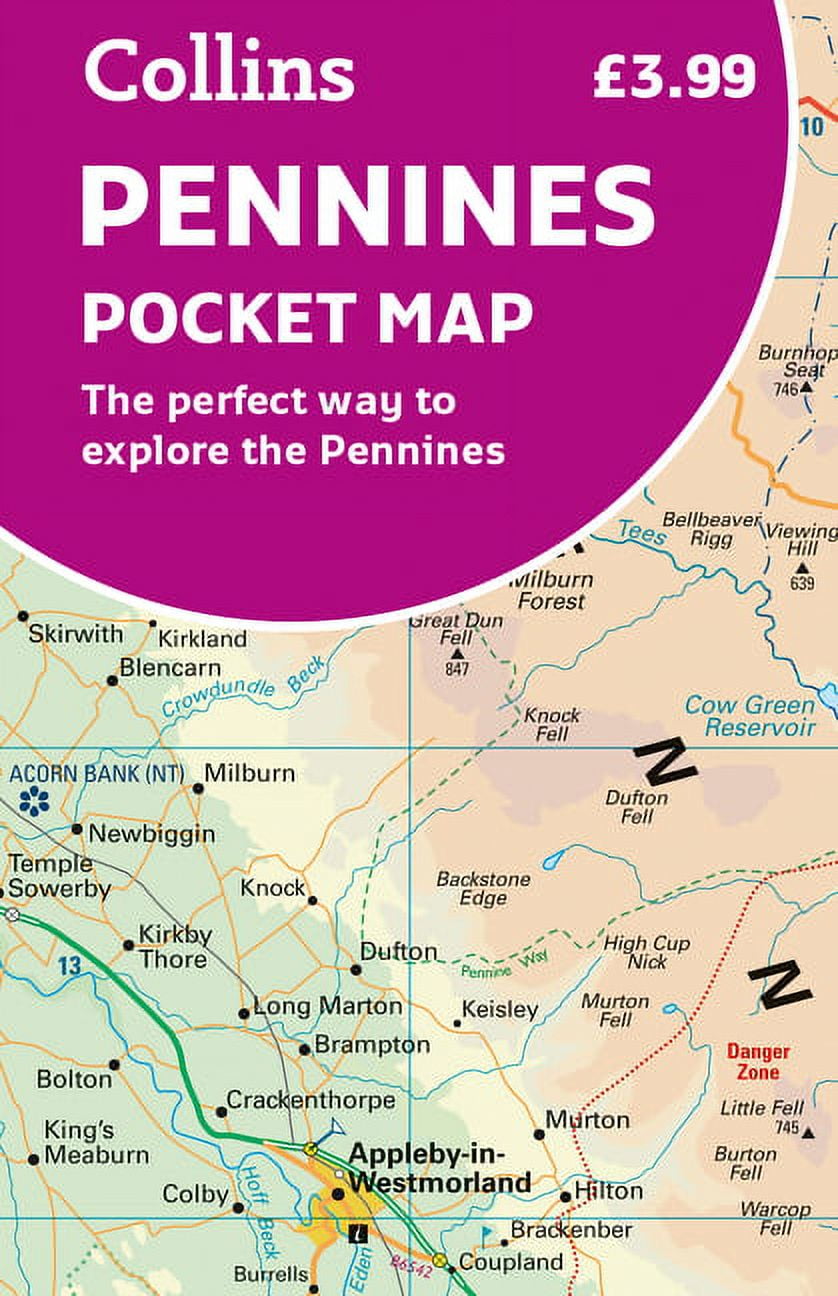Pennines Pocket Map : The perfect way to explore the Pennines (Sheet ...