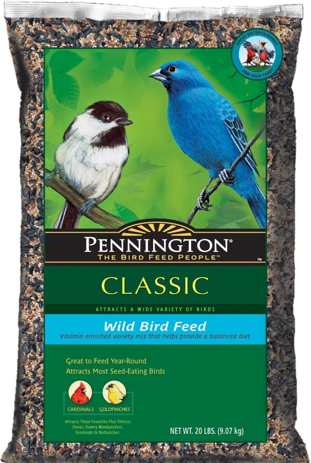 Pennington 515825 Bird Seed, 20 lbs, Brown/A - Walmart.com