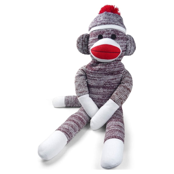 "Pennington Bear Co Original Sock Monkey, Hand-Knit Plush, 40"" Big ...