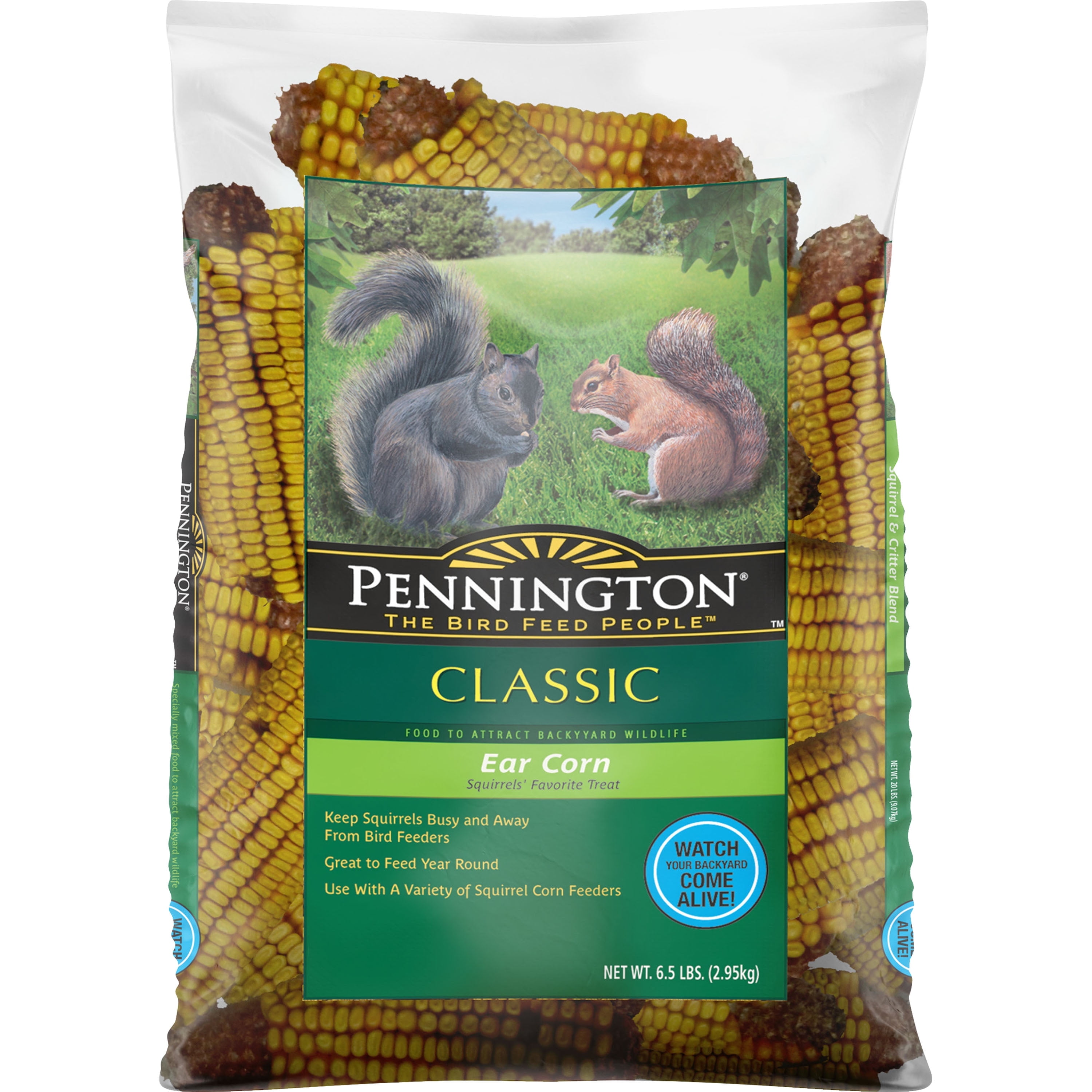 Pennington Classic Whole Ear Corn, Squirrel and Critter Feed, 6.5 lb ...