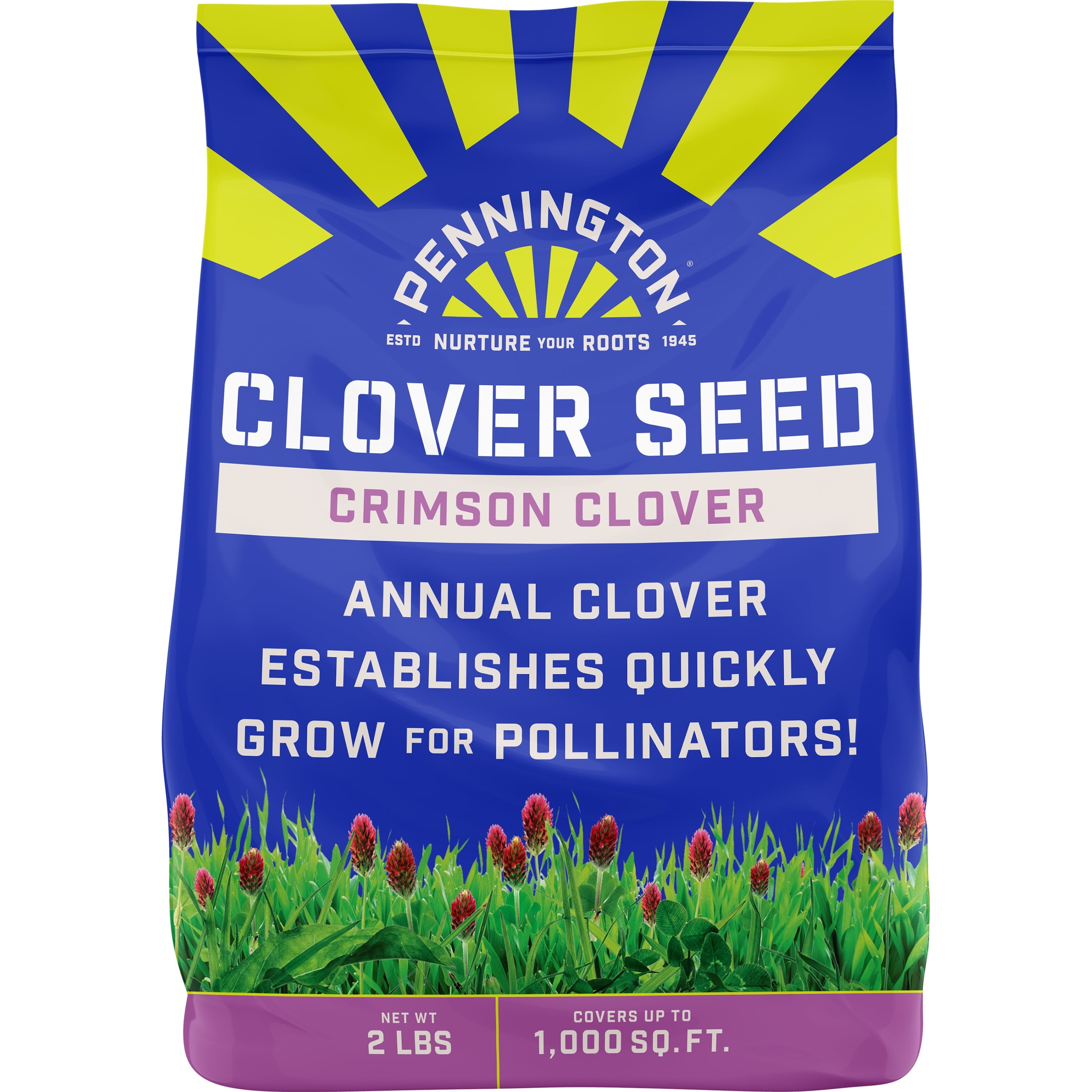 Pennington Crimson Clover Seed, 2lb - Walmart.com