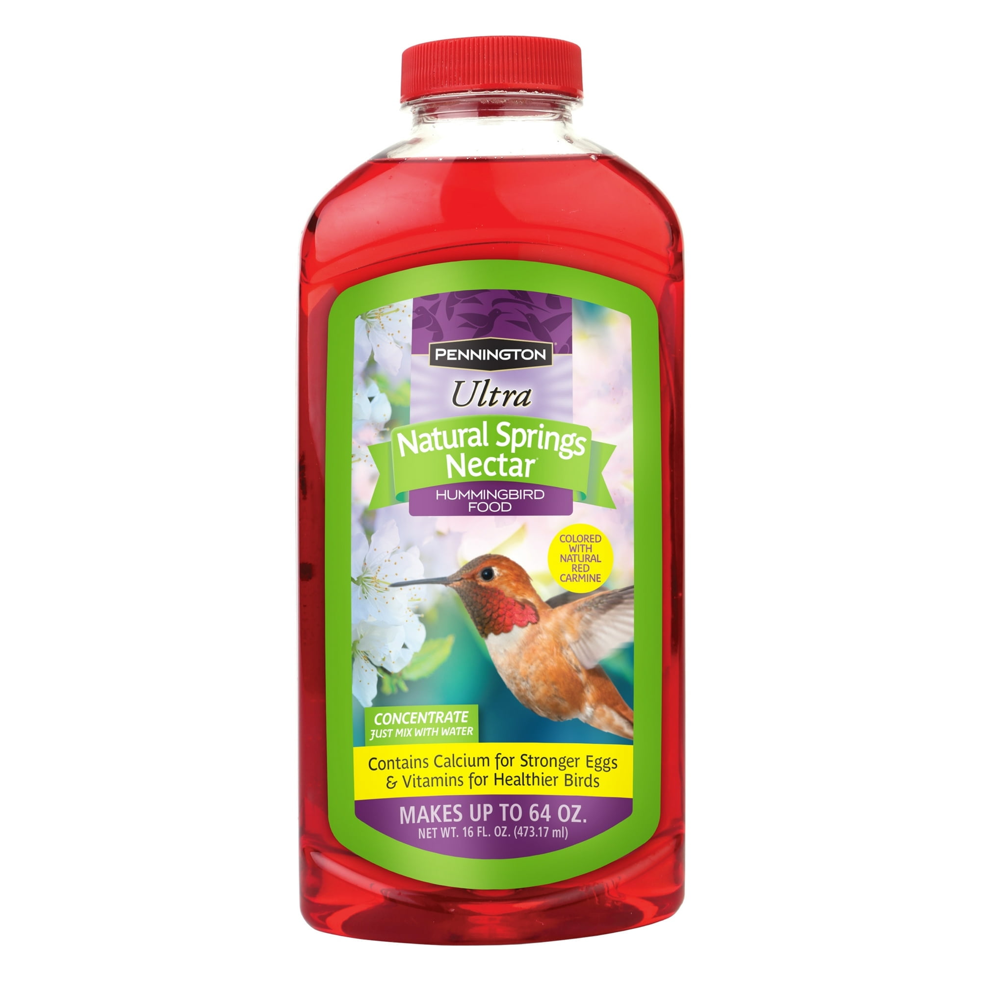 Pennington Hummingbird Nectar, Liquid Concentrate, No Artificial Dye ...