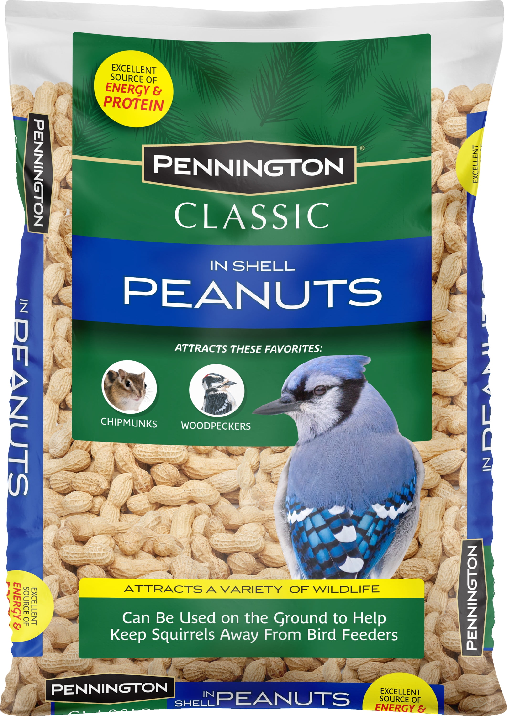 Pennington In Shell Peanuts Wildlife and Wild Bird Food, 5 lb. Bag, Dry ...