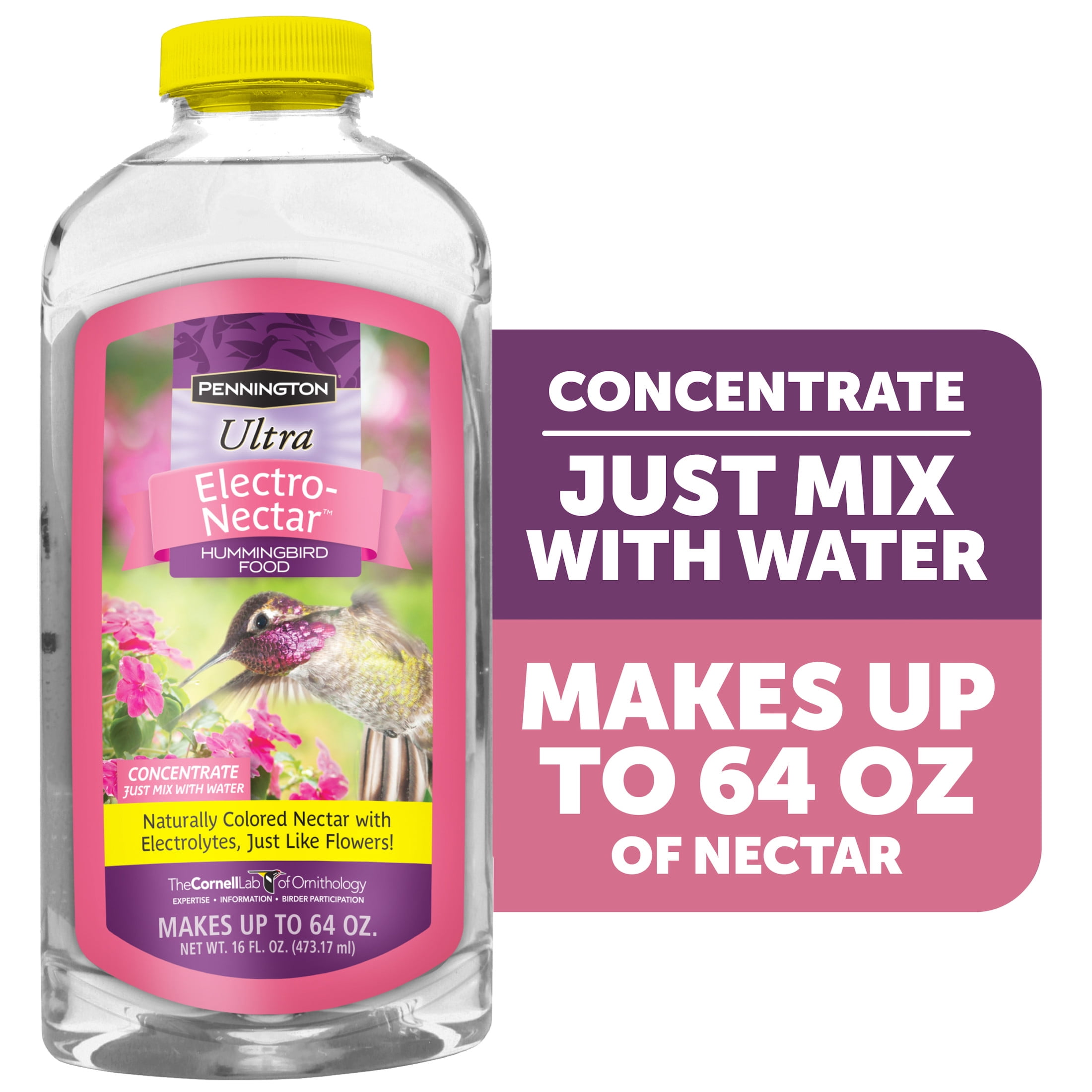 Pennington Premium Electro Nectar Liquid Concentrate Hummingbird Food ...