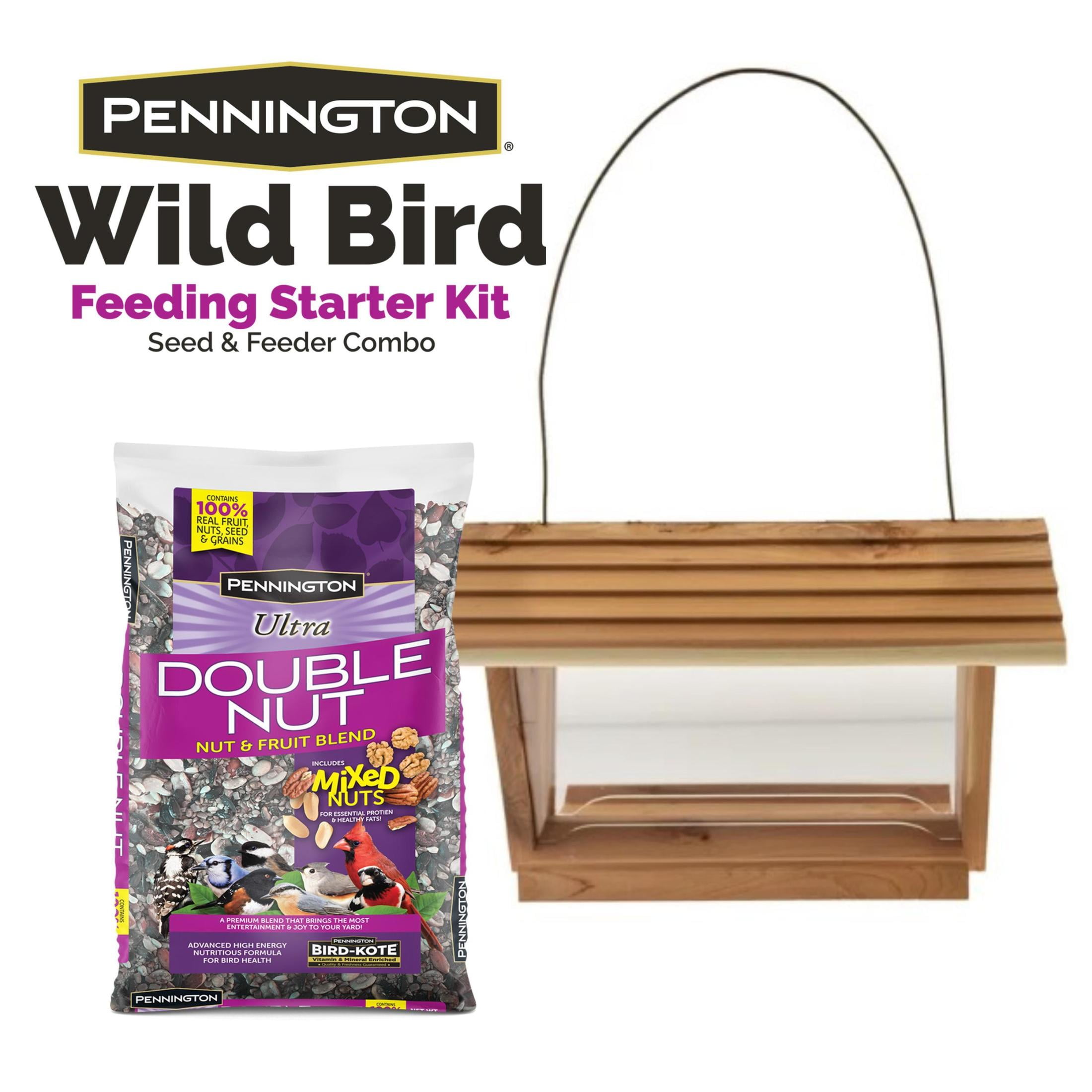 Pennington Natures Friend 3lb Capacity Wild Bird Starter Kit with Bird ...