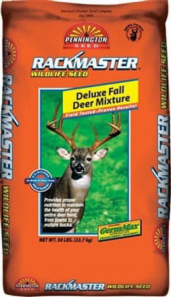 Pennington Rackmaster 1 LB Fall Deer Food Plot Seed Mix, Deluxe Deer ...