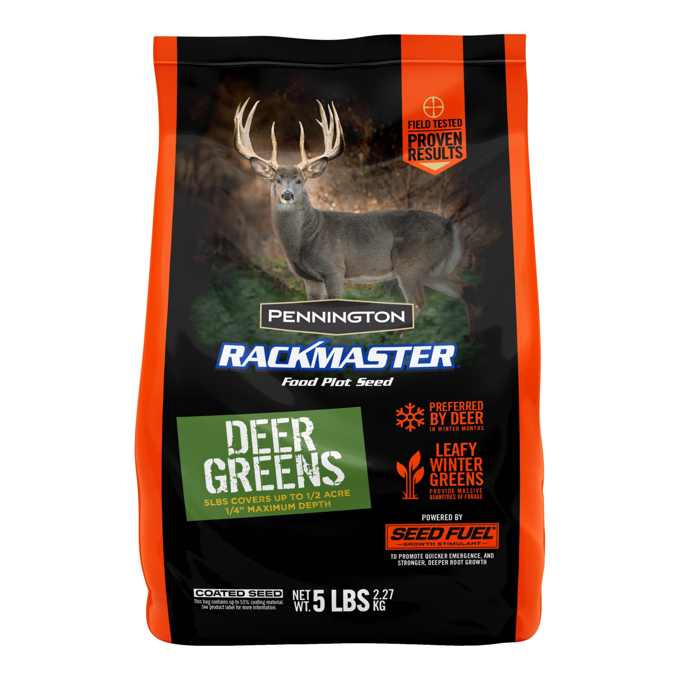 Pennington Rackmaster Deer Greens Food Plot Seed 5 lb - Walmart.com