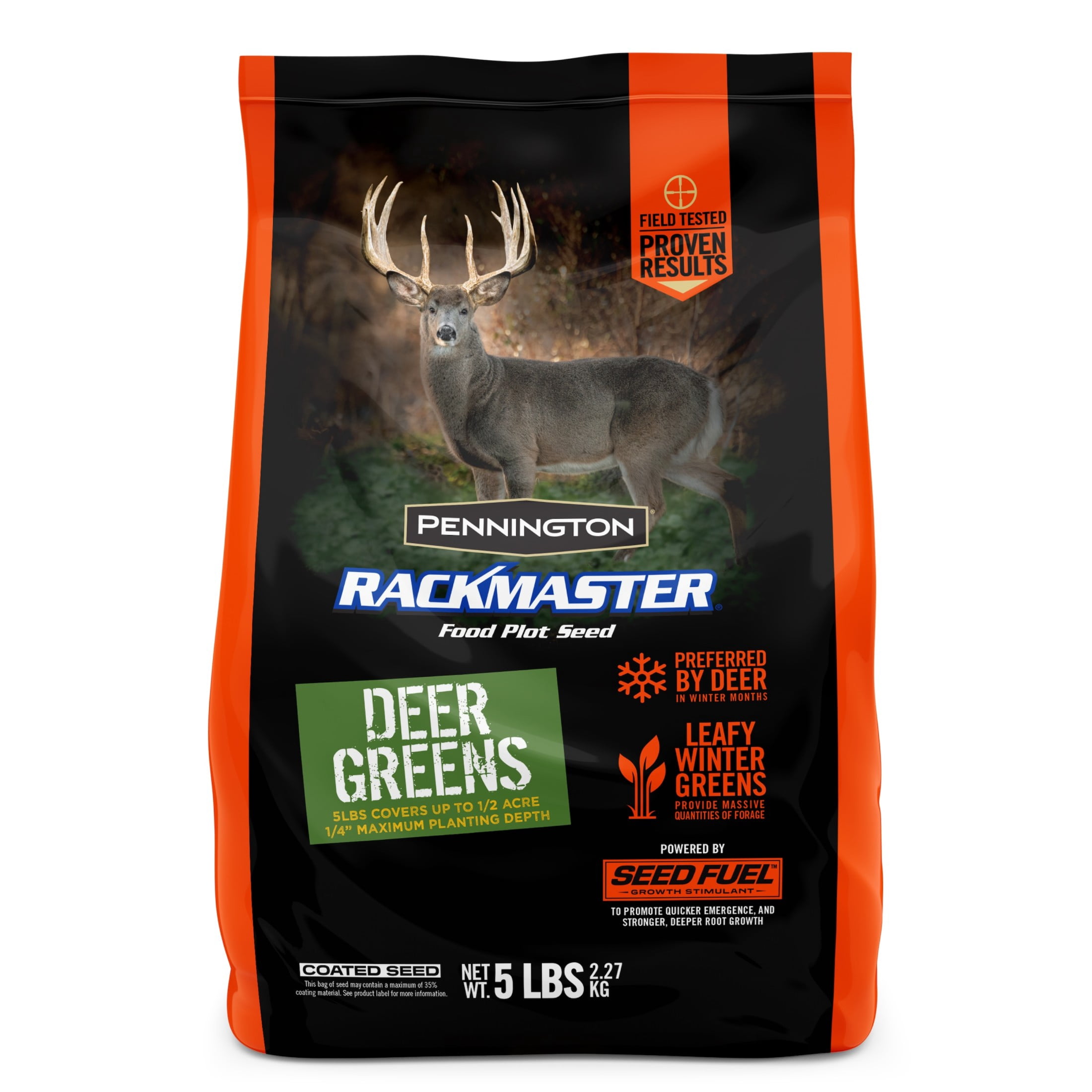 Pennington Rackmaster Deer Greens Food Plot Seed 5 lb - Walmart.com