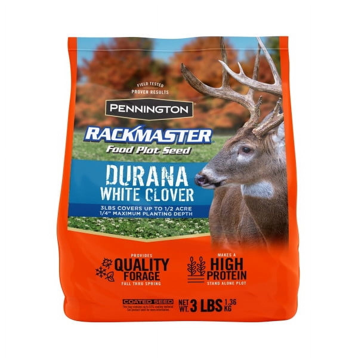 Pennington Rackmaster Durana Food Plot Seed Mix 3 lb - Walmart.com