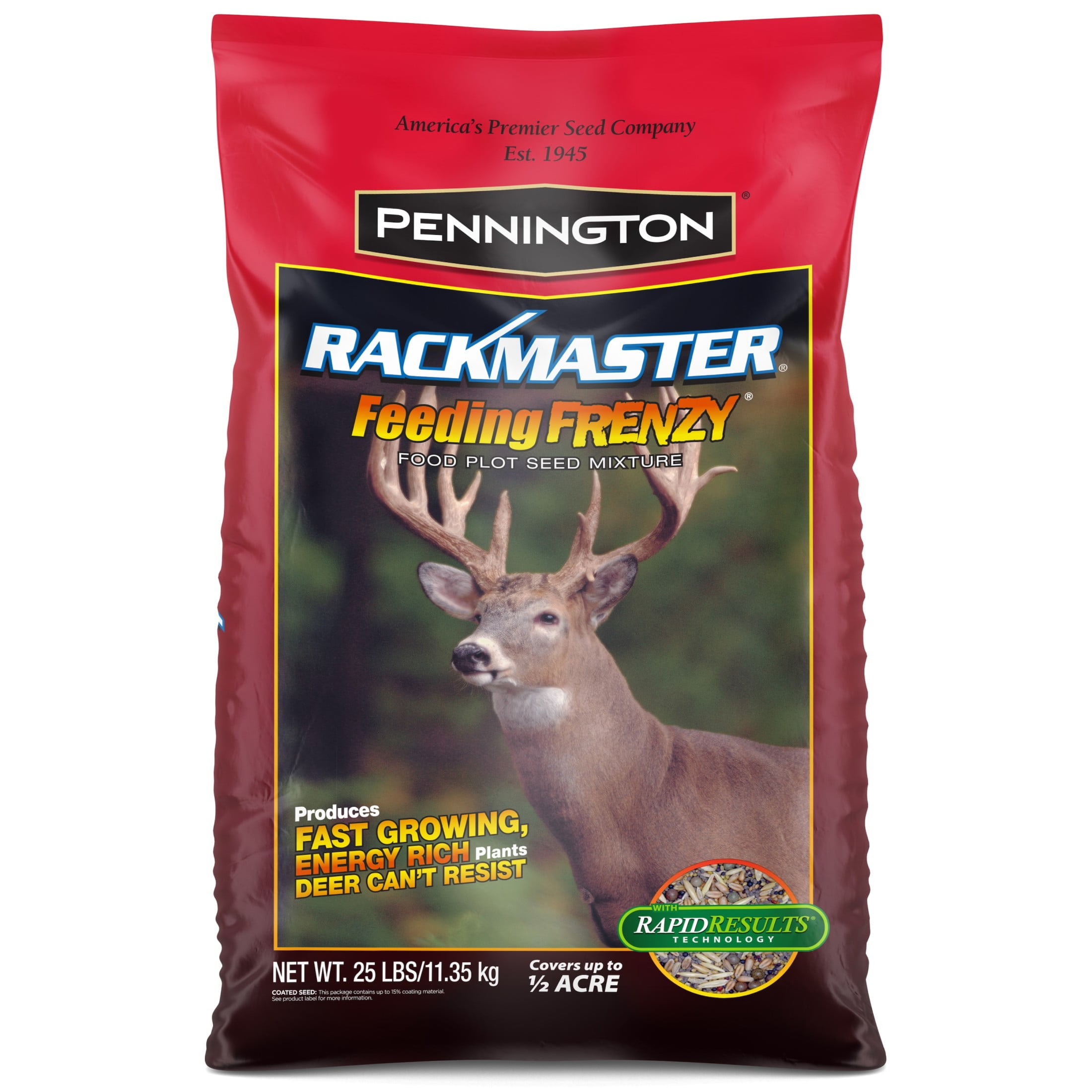 Pennington Rackmaster Feeding Frenzy Food Plot Seed Blend 25 lb ...