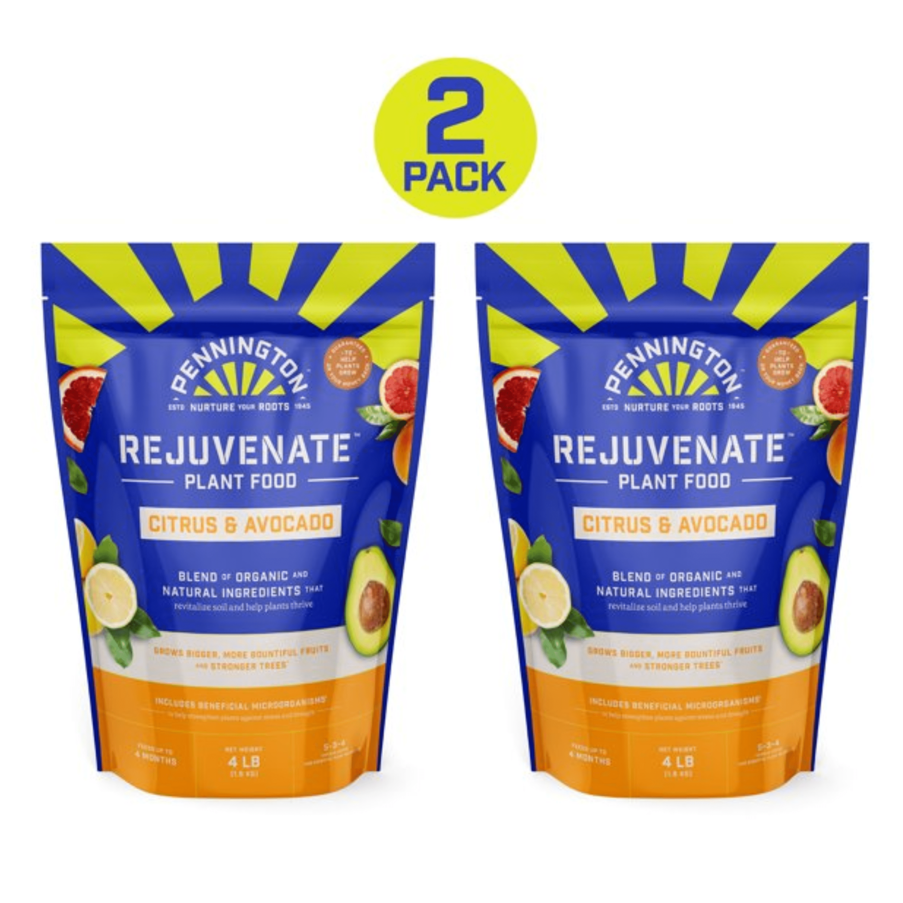 Pennington Rejuvenate Organic and Natural Citrus and Avocado Plant Food ...