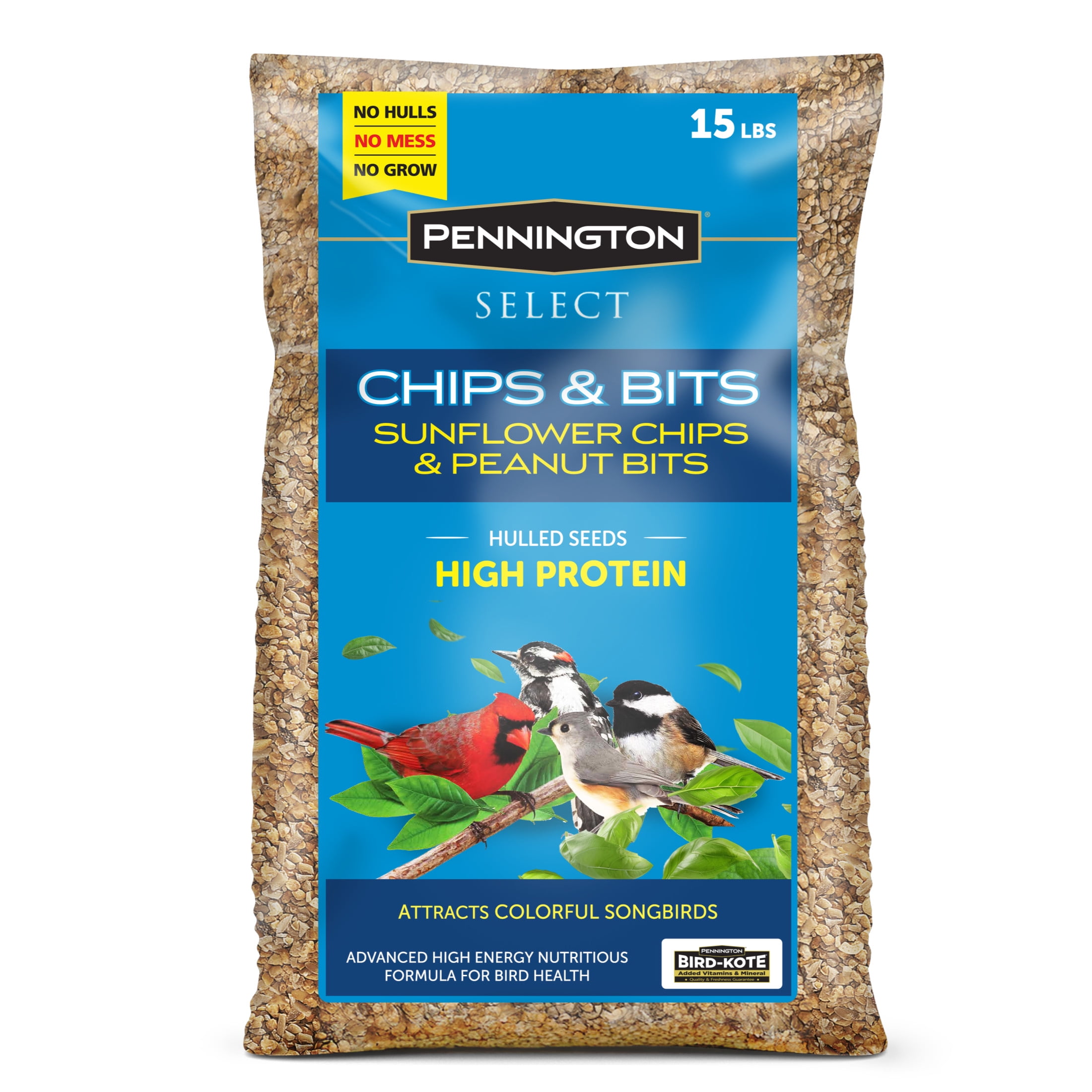 Pennington Recipe Selects Chips & Bits Wild Bird Food 15 lb. - Walmart.com