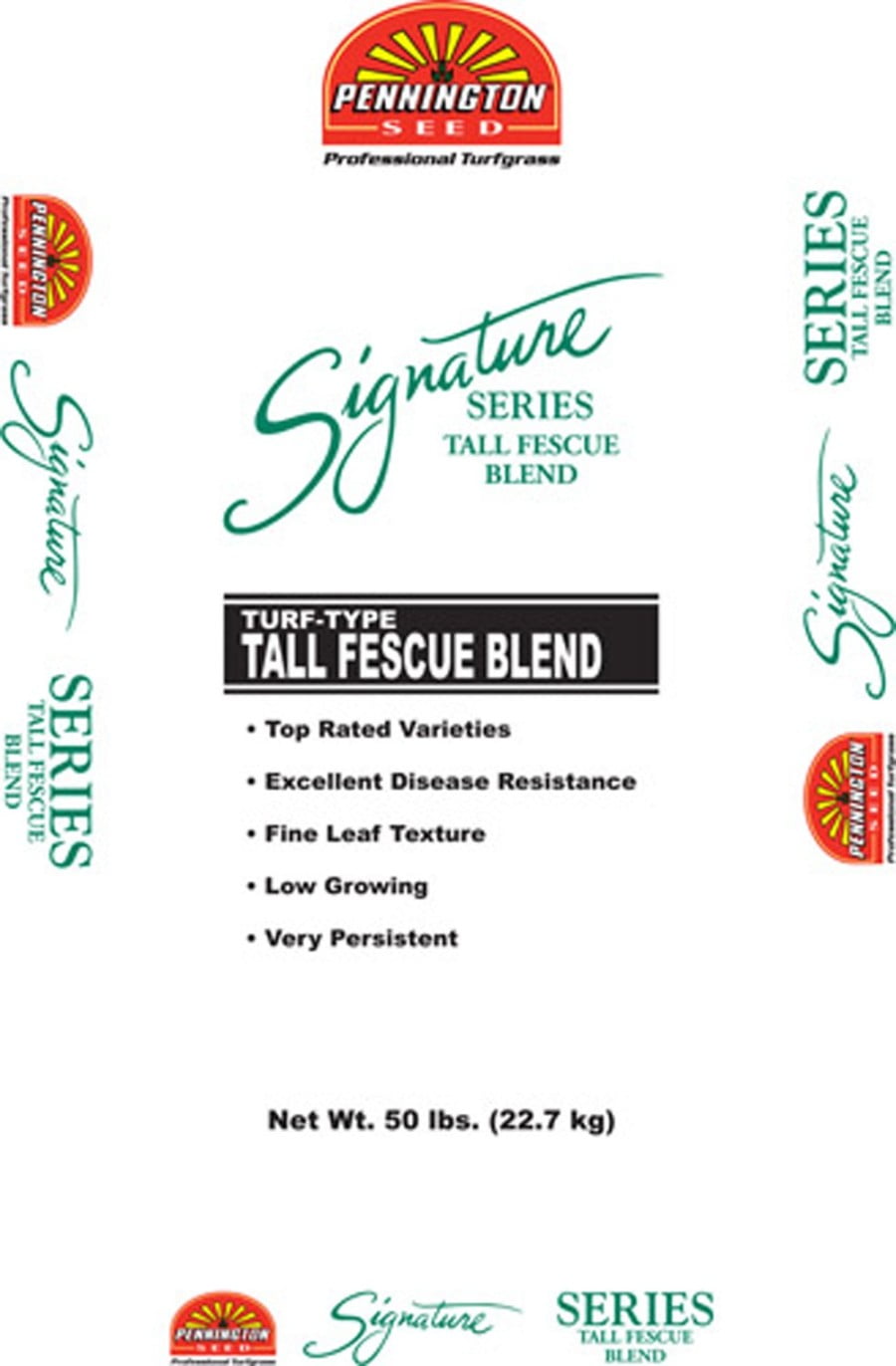 Pennington Signature Series Tall Fescue Blend Blue Tag 50 lb Grass Seed ...