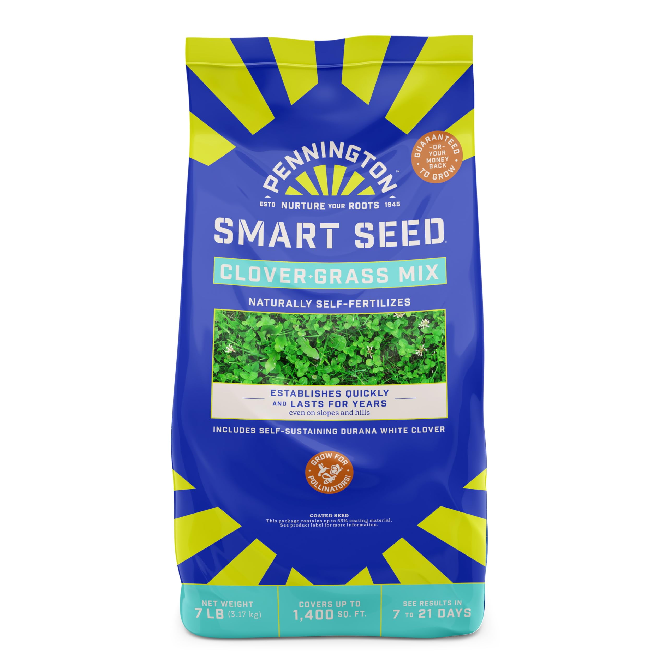 Pennington Smart Seed Clover and Grass Mix 7 lb ITL1 - Walmart.com