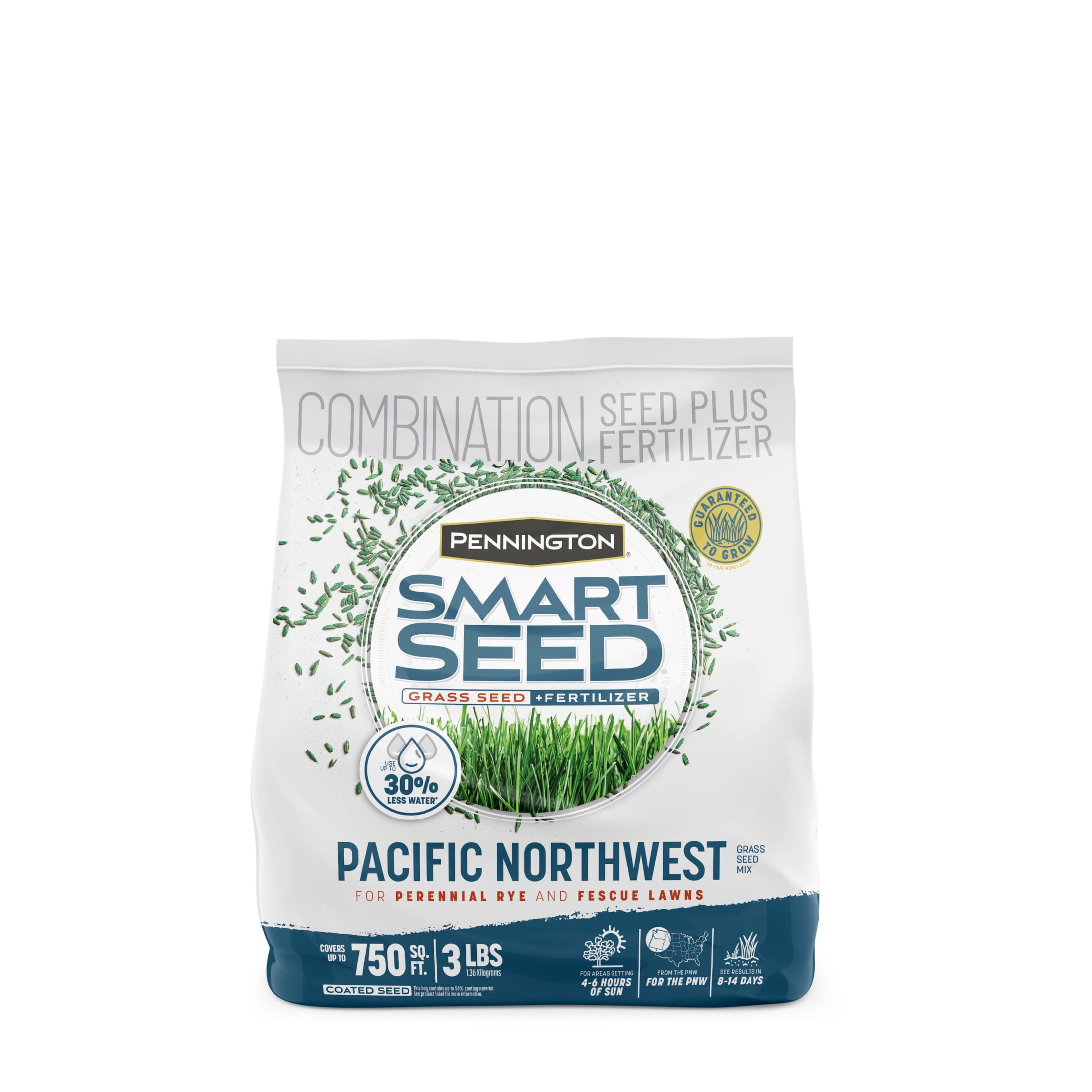 Pennington Smart Seed Pacific Northwest Mix, Drought Tolerant, Sun to ...