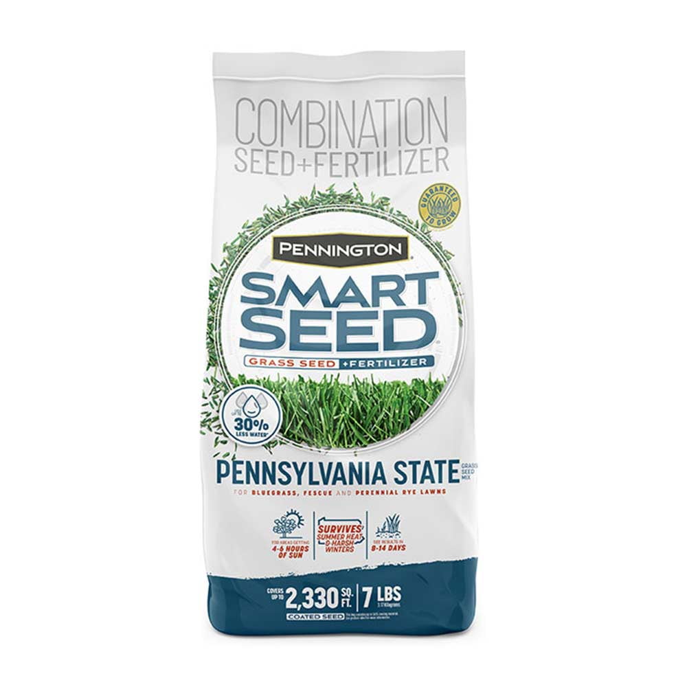 Pennington Smart Seed Pennsylvania State Grass Seed Mix, for Sun to ...