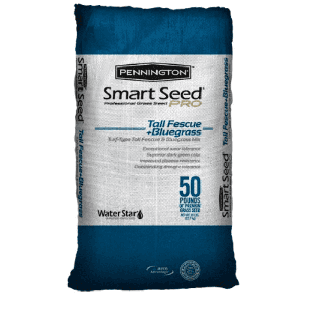 Pennington Smart Seed Pro Tall Fescue & Bluegrass Mix Grass Seed, 50lb ...
