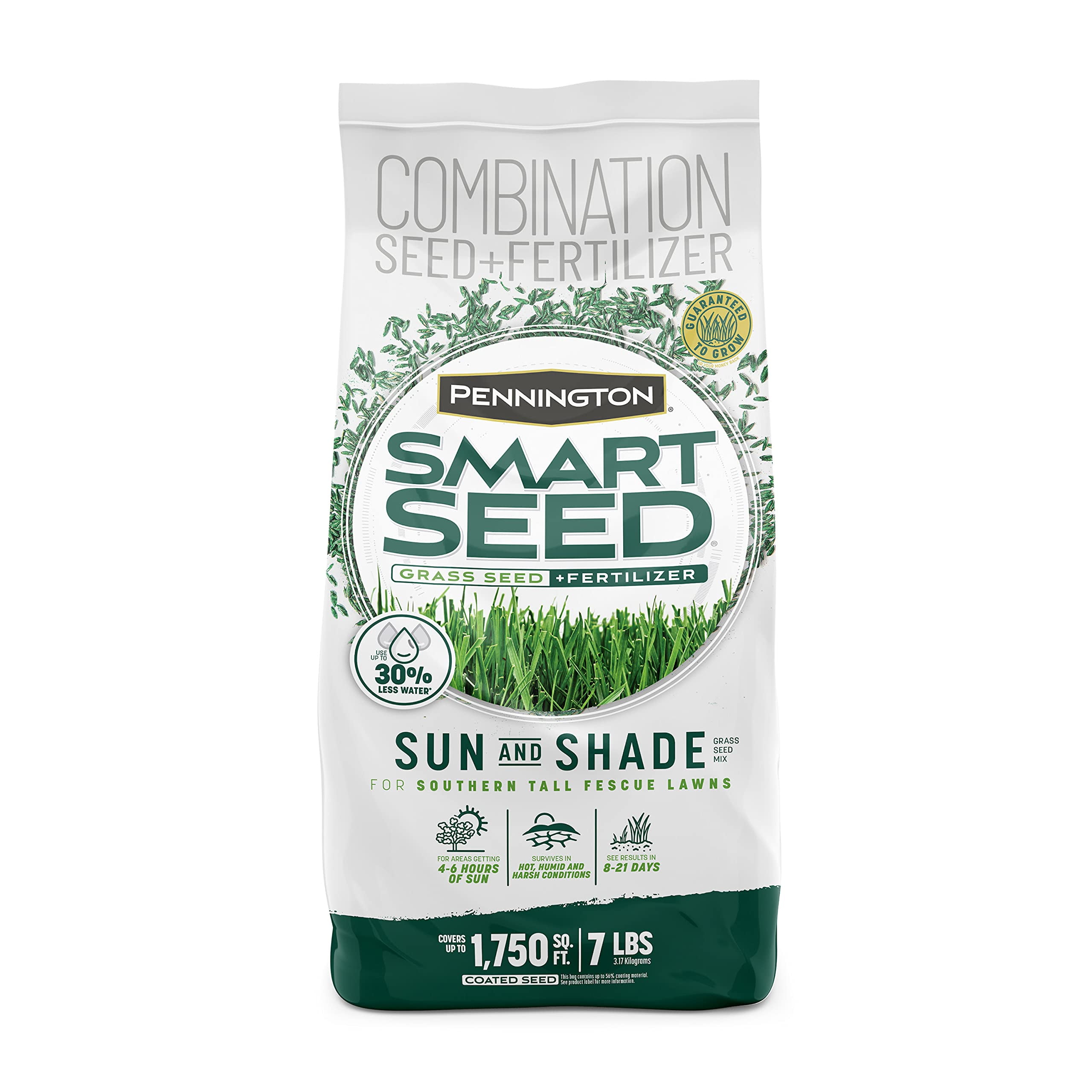 Pennington Smart Seed Sun and Shade SMRTall Fescue Grass Seed Mix for ...