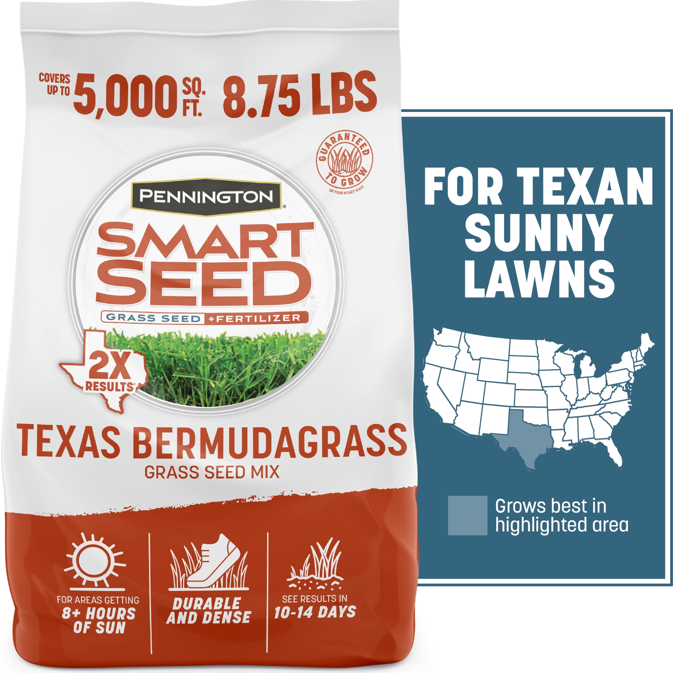 Free Shipping! Pennington Smart Seed Texas Bermudagrass Seed Mix, for ...